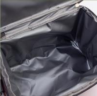 China Red 600D Polyester Cooler Bag Single Shoulder Insulated Food Bags for sale