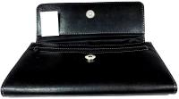 China Minimalist Black Passport And Ticket Holder Travel Wallet PU Material Made for sale