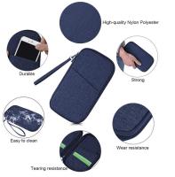 China Customized Travel Document Organiser Wallet With 210D Polyester Lining for sale