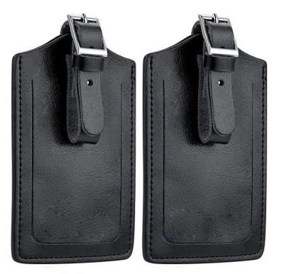 China Fashion Promotional Luggage Tags PU / PVC Material Made For Travel Industry for sale