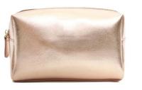China Stylish Waterproof PU Leather Portable Makeup Bag Custom Size Supported for sale