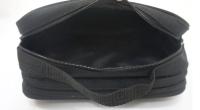 China Black Mesh Makeup Bag / Toiletry Bag / Cosmetic Bags Reusable For Men for sale
