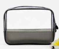China Custom Promotional Toiletry Bag , Waterproof PVC Plastic Clear Travel Toiletry Bag for sale