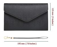 China Women PU Leather Travel Ticket Wallet , Personalized Passport Ticket Wallet for sale