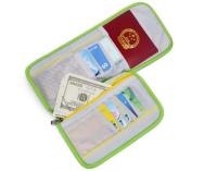 China Hanging Neck Promotional Nylon Wallets , Personalized Passport Holder Wallets for sale