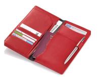 China Multifunctional Stylish Leather Wallet , Personalized Ticket Passport Holder for sale
