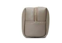 China Promotional Fashion Cosmetic Bag PU Leather Material Made With Handle for sale