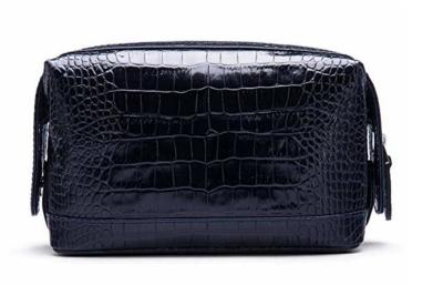 China Zippered PVC / PU Leather Cosmetic Toiletry Bag OEM / ODM Acceptable for sale