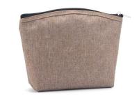 China Travel Size Makeup Pouch Bag 600D Tone Polyester Material Made For Ladies for sale