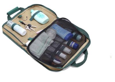 China Portable Promotional Toiletry Bag , Water Resistant Hanging Makeup Bag for sale
