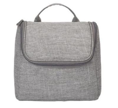 China Durable Waterproof Hanging Travel Toiletry Bag Polyester Material Made for sale