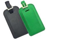 China Custom Logo Promotional Luggage Tags PVC Material Made For Travel Industry for sale