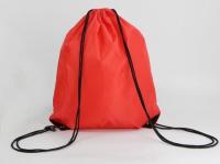 China Minimalist 210D Polyester Drawstring Bag / Cinch Sacks OEM ODM Acceptable for sale