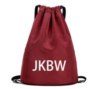 China Promotional Small Drawstring Bags , Nylon Material String Gym Bag for sale