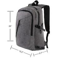 China Mens Anti Theft Business Laptop Backpack , Durable USB Charging Backpack for sale