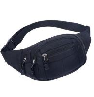 China Promotional Stylish Fanny Pack 36x16x9cm With 3 Front Zipper Pockets for sale