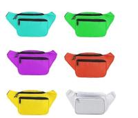 China Waterproof 600D Polyester Athletic Fanny Pack For Shopping / Traveling for sale