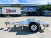 China 1-Axis Hot Dip Galvanized Generator Trailer for Outdoor Power Transport with Corrosion Protection for sale