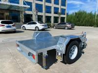 China 1-Axis Hot Dip Galvanized Generator Trailer for Outdoor Power Transport with Corrosion Protection for sale