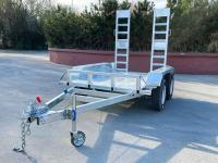 China 8x5 Heavy Duty Plant Trailer 3000kg ATM with Electric Brakes and Hot-Dip Galvanized Construction for sale