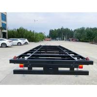 China 20FT Double Axis Tiny House Trailer 4500kg ATM Capacity with 55mm Solid Axle and Electric Brakes for sale