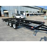 China Black Tiny House Trailer 24x8FT Frame Type with 6000kg ATM Capacity and 1000kg Tare Weight for sale