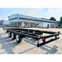 China Black Tiny House Trailer 24x8FT Frame Type with 6000kg ATM Capacity and 1000kg Tare Weight for sale