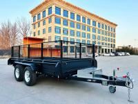 China 13x6 Hydraulic Tipper Galvanised Box Trailer 4500kg ATM with Electric Brakes and Dual Axles for sale