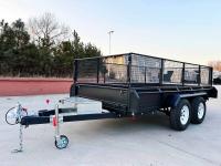 China 13x6 Hydraulic Tipper Galvanised Box Trailer 4500kg ATM with Electric Brakes and Dual Axles for sale