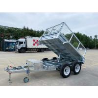 China 8x5 Hydraulic Tipper Trailer 2000kg ATM with Hot-Dip Galvanized Construction and 1250kg Load Capacity for sale