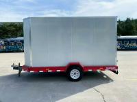 China Steel Box Trailer 4980x2520mm with Electronic Brakes - 215 Tire Size, 50mm Ball Head Connector for sale
