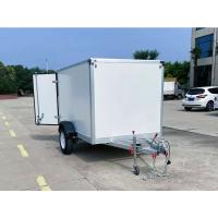 China 750kg Single Axle Covered Cargo Trailer 3800x2100mm Enclosed Box Trailer with Impact Brakes for sale