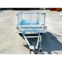 China 8x5 Hot Dip Galvanised Tilt Box Trailer 750kg ATM Single Axle with 165/70R13C Tires for sale