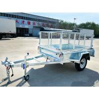 China 8x5 Hot Dip Galvanised Tilt Box Trailer 750kg ATM Single Axle with 165/70R13C Tires for sale