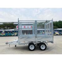 China 10x7 Enclosed Tandem Trailer 3500kg ATM Heavy Duty Box Trailer with Hot-Dip Galvanised Finish for sale