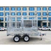 China 10x7 Enclosed Tandem Trailer 3500kg ATM Heavy Duty Box Trailer with Hot-Dip Galvanised Finish for sale
