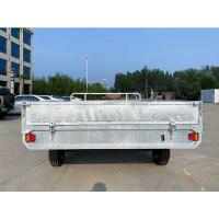 China Series Connected Hydraulic Tipper Trailer 4000kg ATM with 60mm 6-Leaf Springs and 1800mm Drawbar for sale