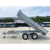 China Series Connected Hydraulic Tipper Trailer 4000kg ATM with 60mm 6-Leaf Springs and 1800mm Drawbar for sale