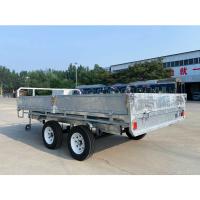 China Series Connected Hydraulic Tipper Trailer 4000kg ATM with 60mm 6-Leaf Springs and 1800mm Drawbar for sale