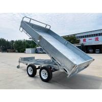 China Series Connected Hydraulic Tipper Trailer 4000kg ATM with 60mm 6-Leaf Springs and 1800mm Drawbar for sale