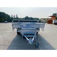 China Series Connected Hydraulic Tipper Trailer 4000kg ATM with 60mm 6-Leaf Springs and 1800mm Drawbar for sale