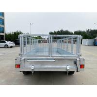 China 12x5 Hydraulic Tipper Galvanised Box Trailer 4000kg ATM with 60mm Solid Axles and 12-inch Electric Brakes for sale