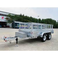 China 12x5 Hydraulic Tipper Galvanised Box Trailer 4000kg ATM with 60mm Solid Axles and 12-inch Electric Brakes for sale