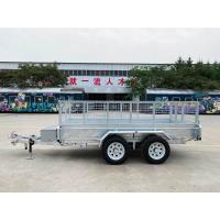 China 12x5 Hydraulic Tipper Galvanised Box Trailer 4000kg ATM with 60mm Solid Axles and 12-inch Electric Brakes for sale