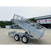 China 12x5 Hydraulic Tipper Galvanised Box Trailer 4000kg ATM with 60mm Solid Axles and 12-inch Electric Brakes for sale