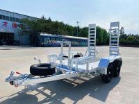 China 4000kg ATM ADR-Compliant Plant Trailer for Excavators & Agricultural Equipment - 5450×2400×2520mm Dimensions for sale