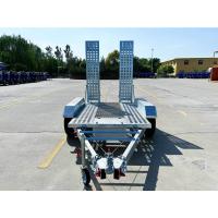 China Fully Welded Mini Excavator Trailer 3000KG ATM Heavy Duty Plant Trailer with Electric Brakes 8x5 Feet for sale