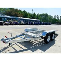China Fully Welded Mini Excavator Trailer 3000KG ATM Heavy Duty Plant Trailer with Electric Brakes 8x5 Feet for sale
