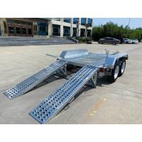 China Fully Welded Mini Excavator Trailer 3000KG ATM Heavy Duty Plant Trailer with Electric Brakes 8x5 Feet for sale