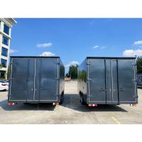 China Steel Structure Box Trailer 6200x2550x800mm with 4 Tires and 2 Axles - Customizable Enclosed Cargo Transport for sale